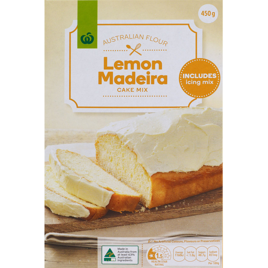 Countdown Lemon Madeira Cake With Icing 450g | bunch