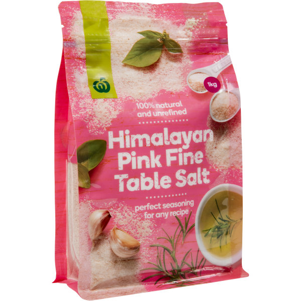 Woolworths Himalayan Pink Fine Table Salt 1kg | bunch